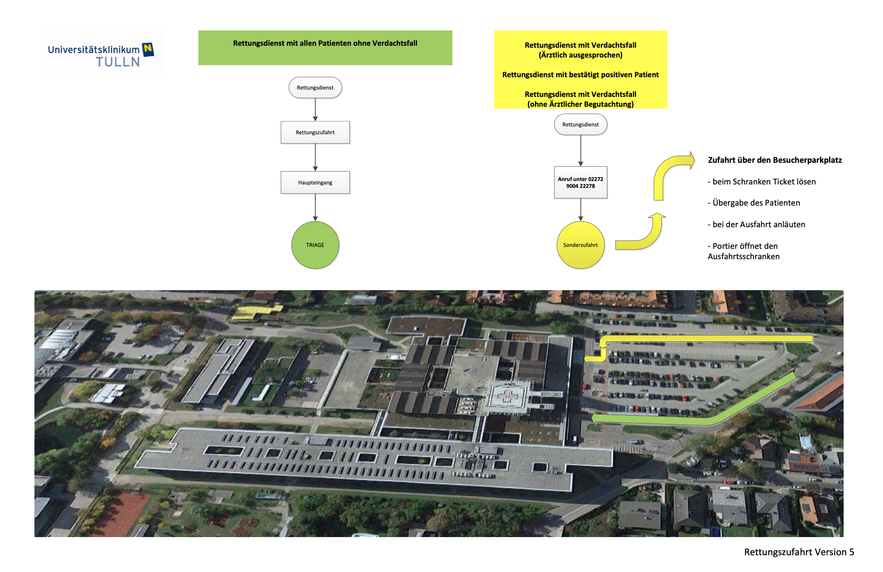 200612 Zufahrt UK Tulln – Notruf Niederösterreich